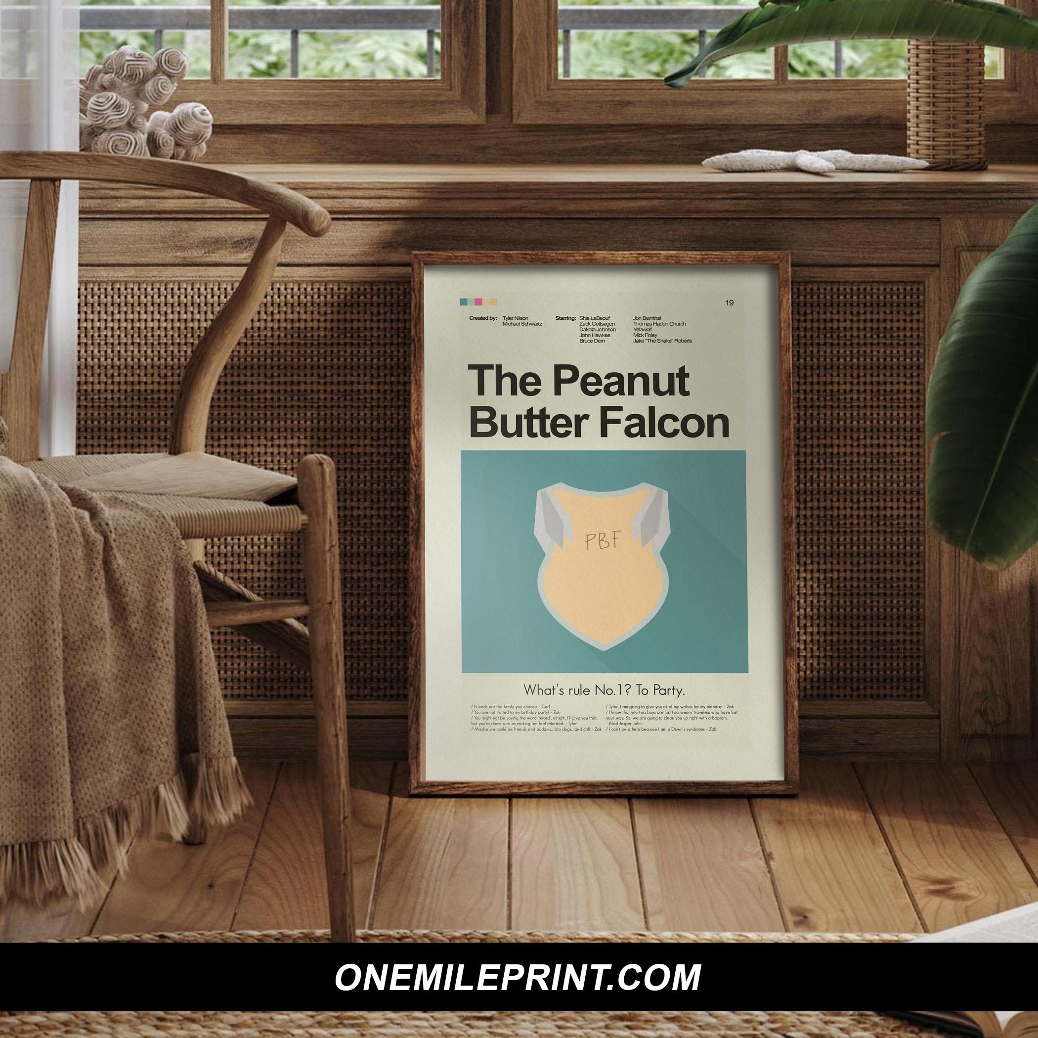 Mid Century Modern The Peanut Butter Falcon Movie Poster