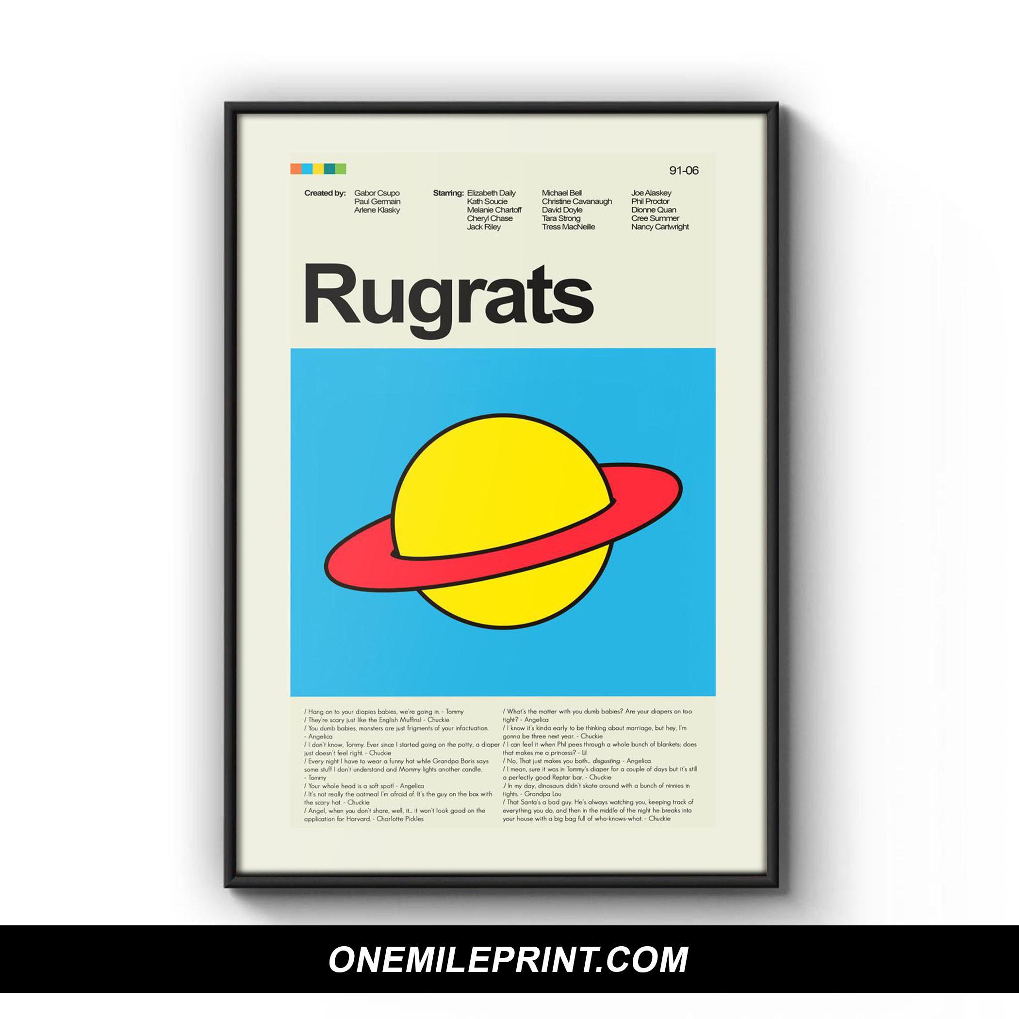 Mid Century Modern The Rugrats Movie Movie Poster