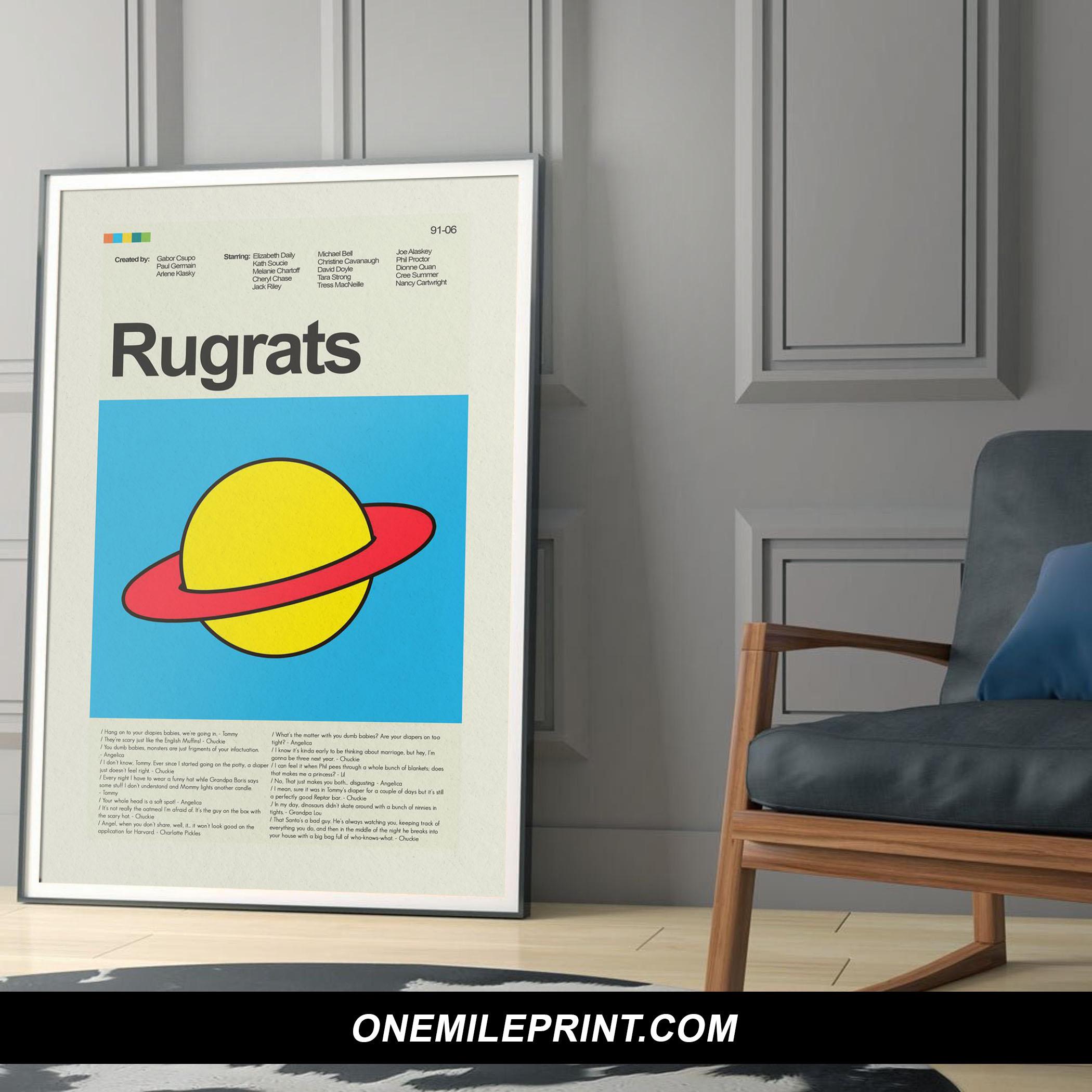 Mid Century Modern The Rugrats Movie Movie Poster