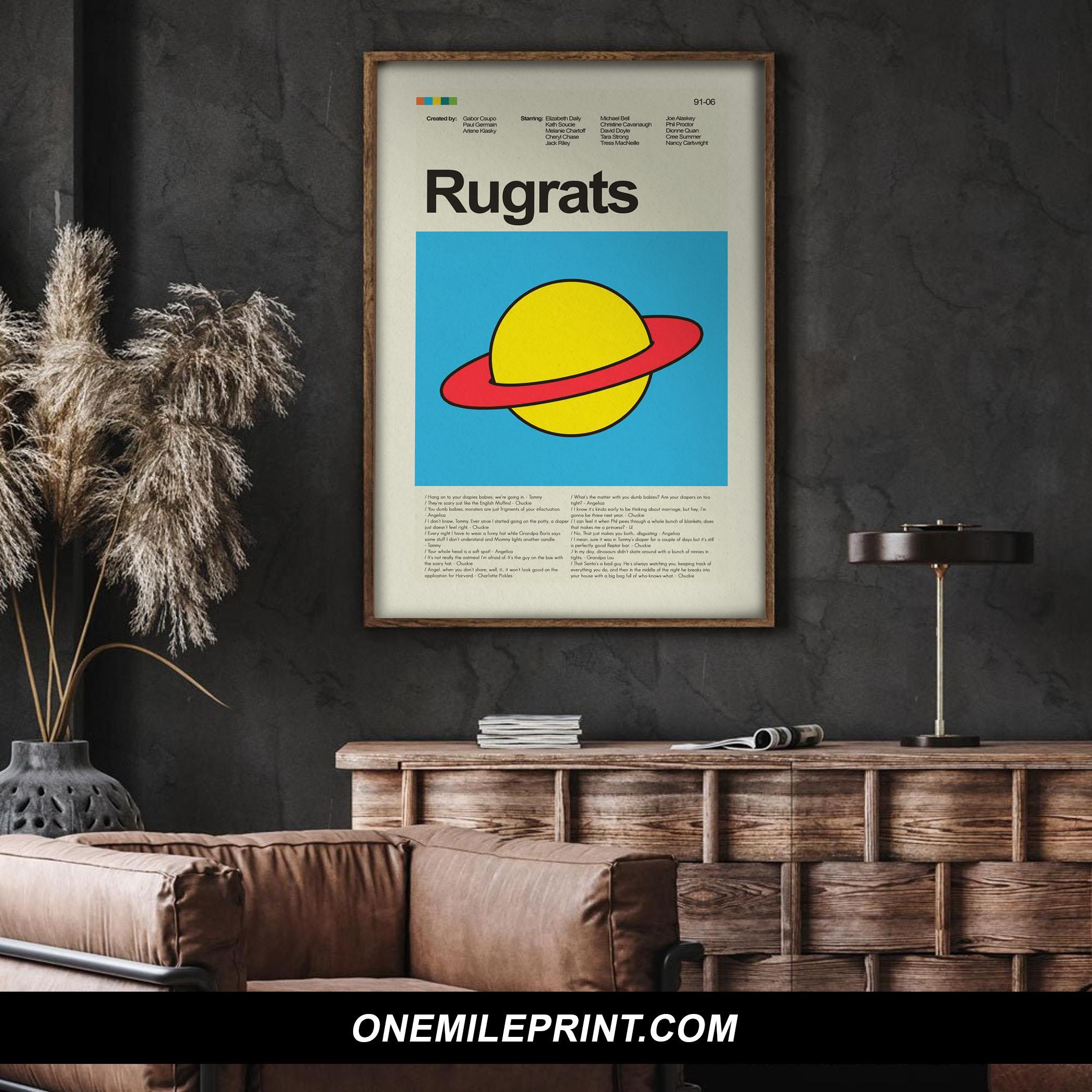 Mid Century Modern The Rugrats Movie Movie Poster