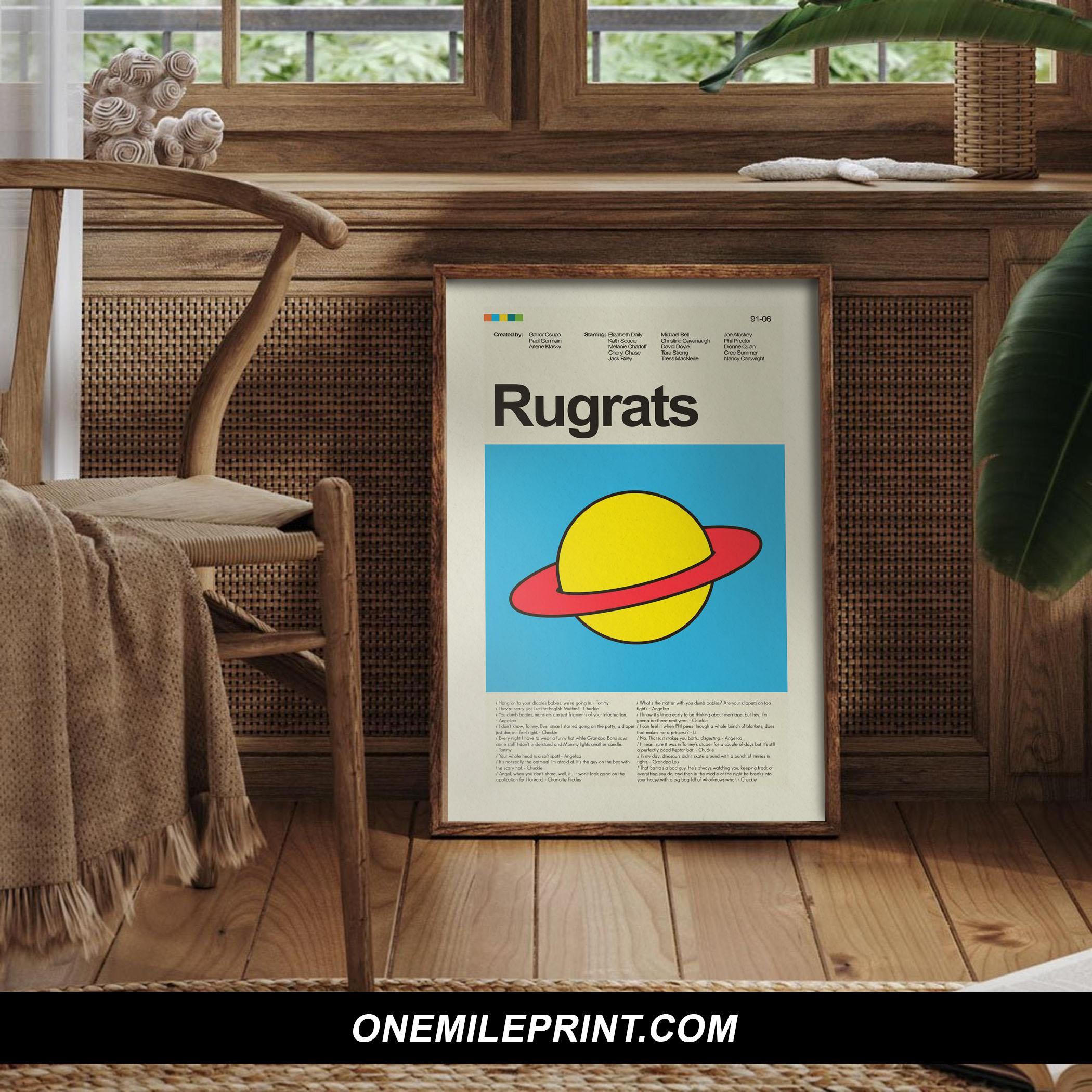 Mid Century Modern The Rugrats Movie Movie Poster