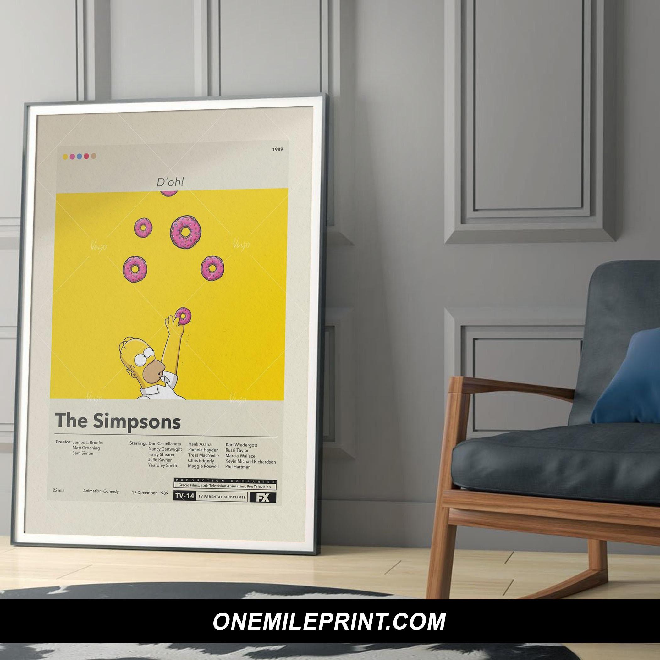 Minimalist The Simpsons Movie Movie Poster