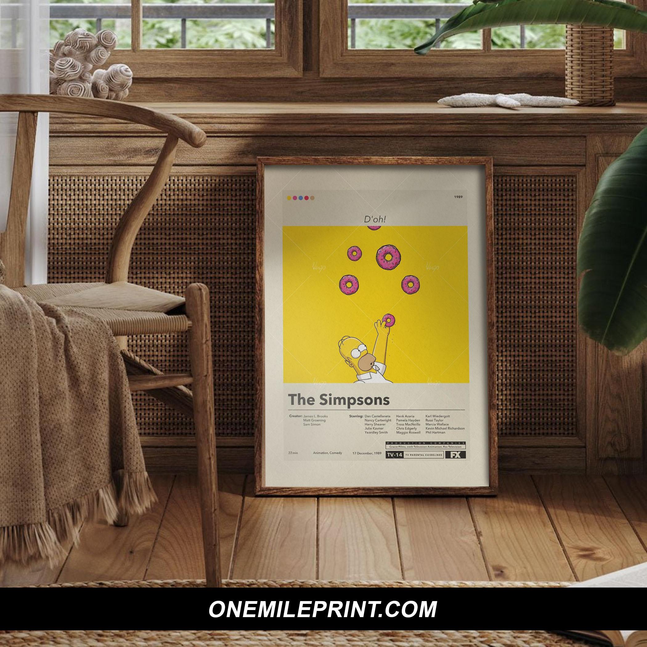 Minimalist The Simpsons Movie Movie Poster