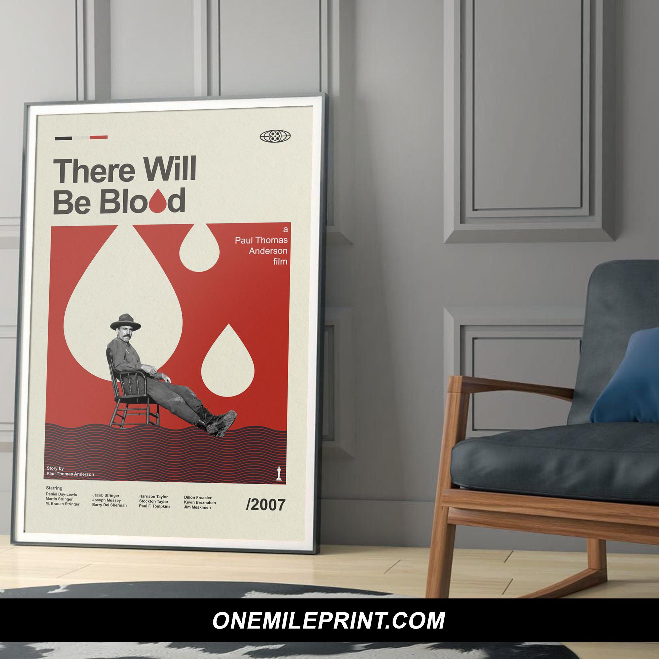 Mid Century There Will Be Blood Movie Poster