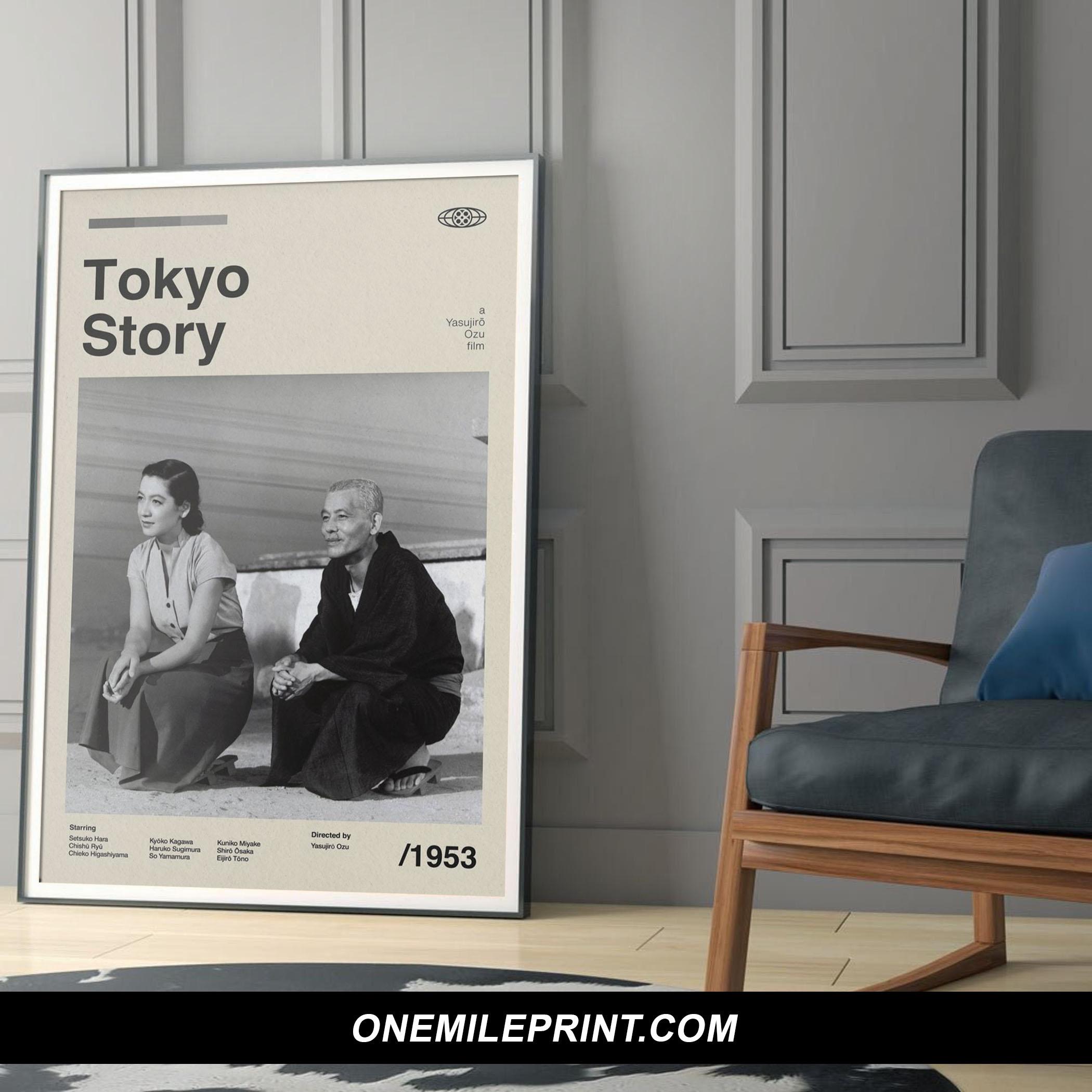 Midcentury Tokyo Story Movie Poster