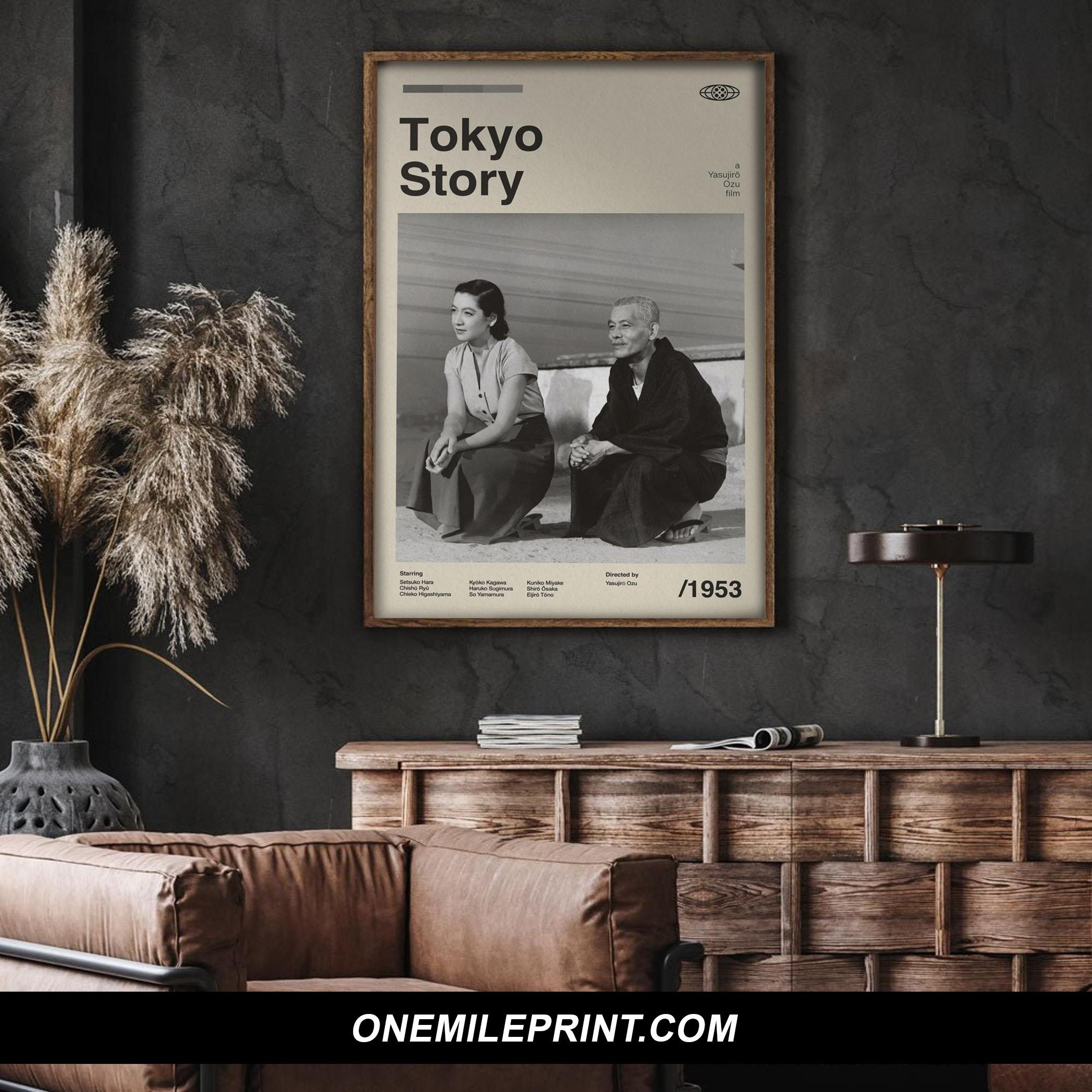 Midcentury Tokyo Story Movie Poster