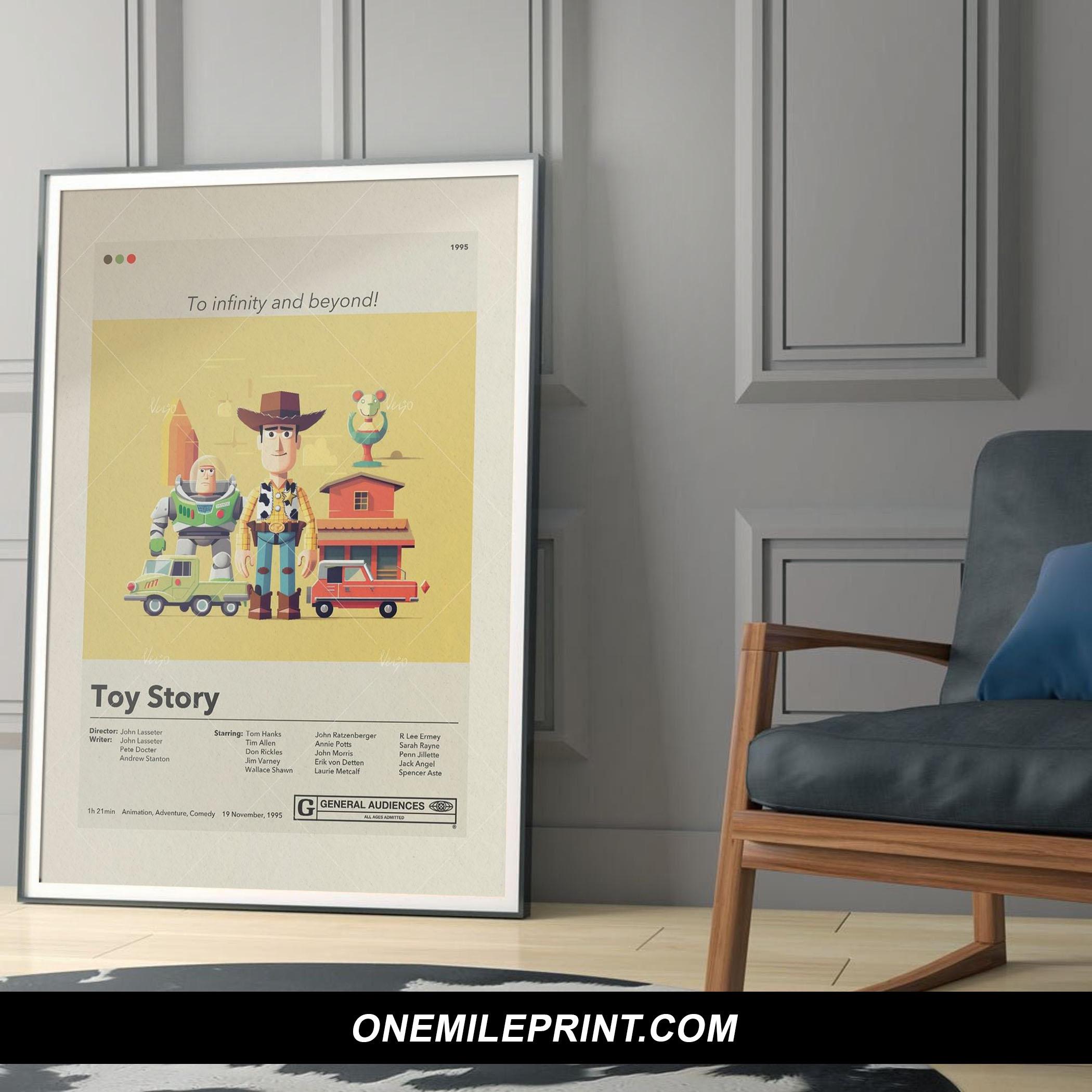 Minimalist Toy Story Movie Poster
