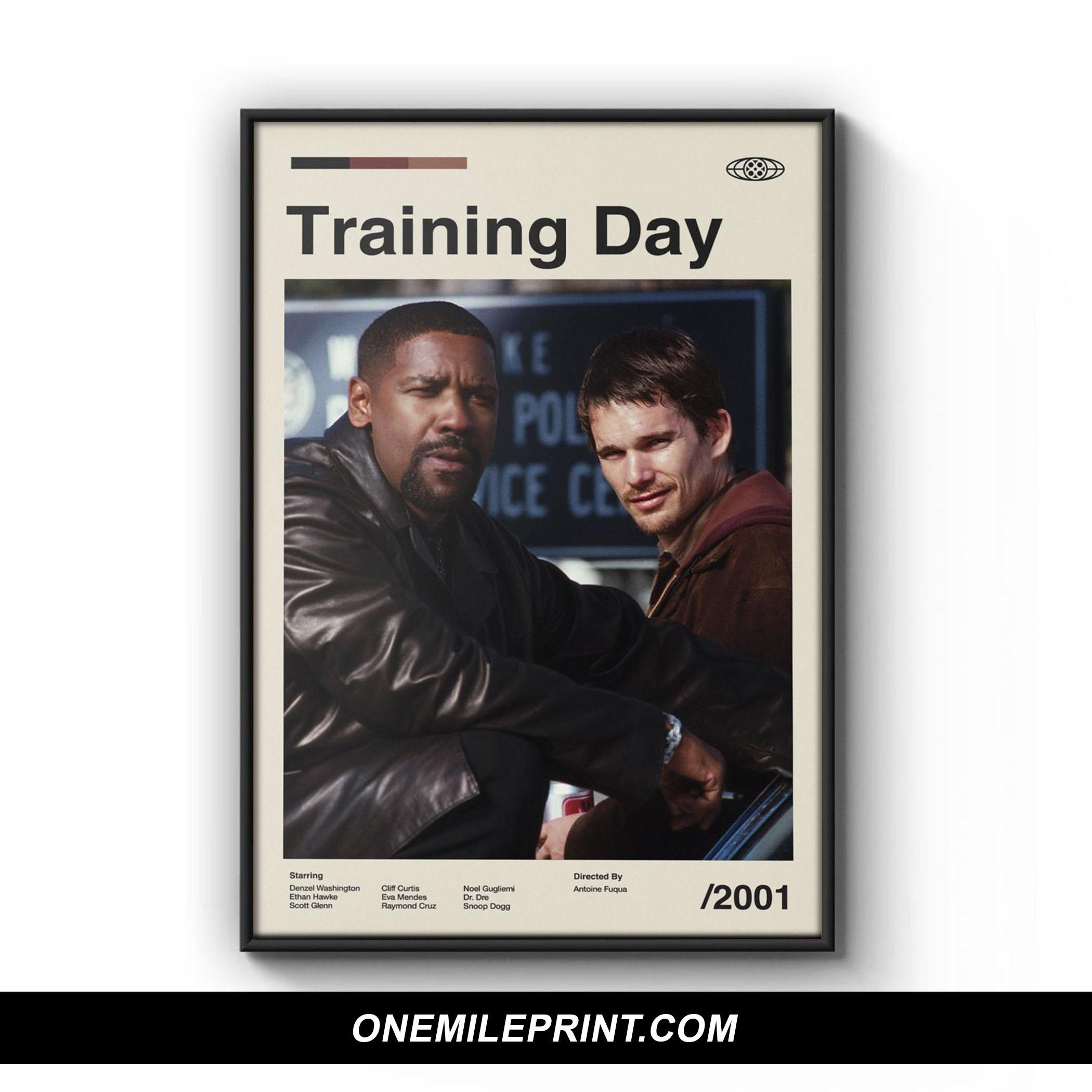 Midcentury Training Day Movie Poster