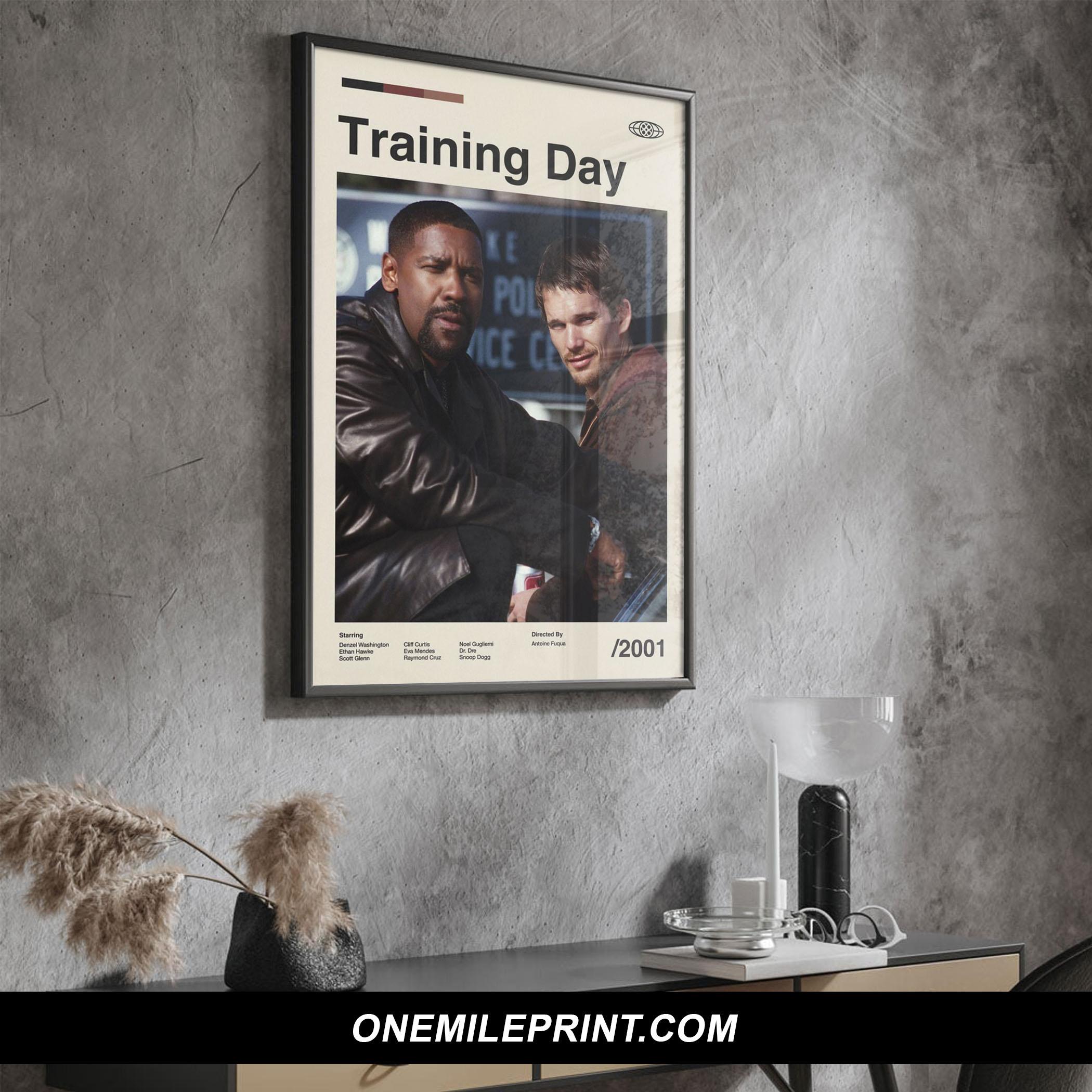 Midcentury Training Day Movie Poster