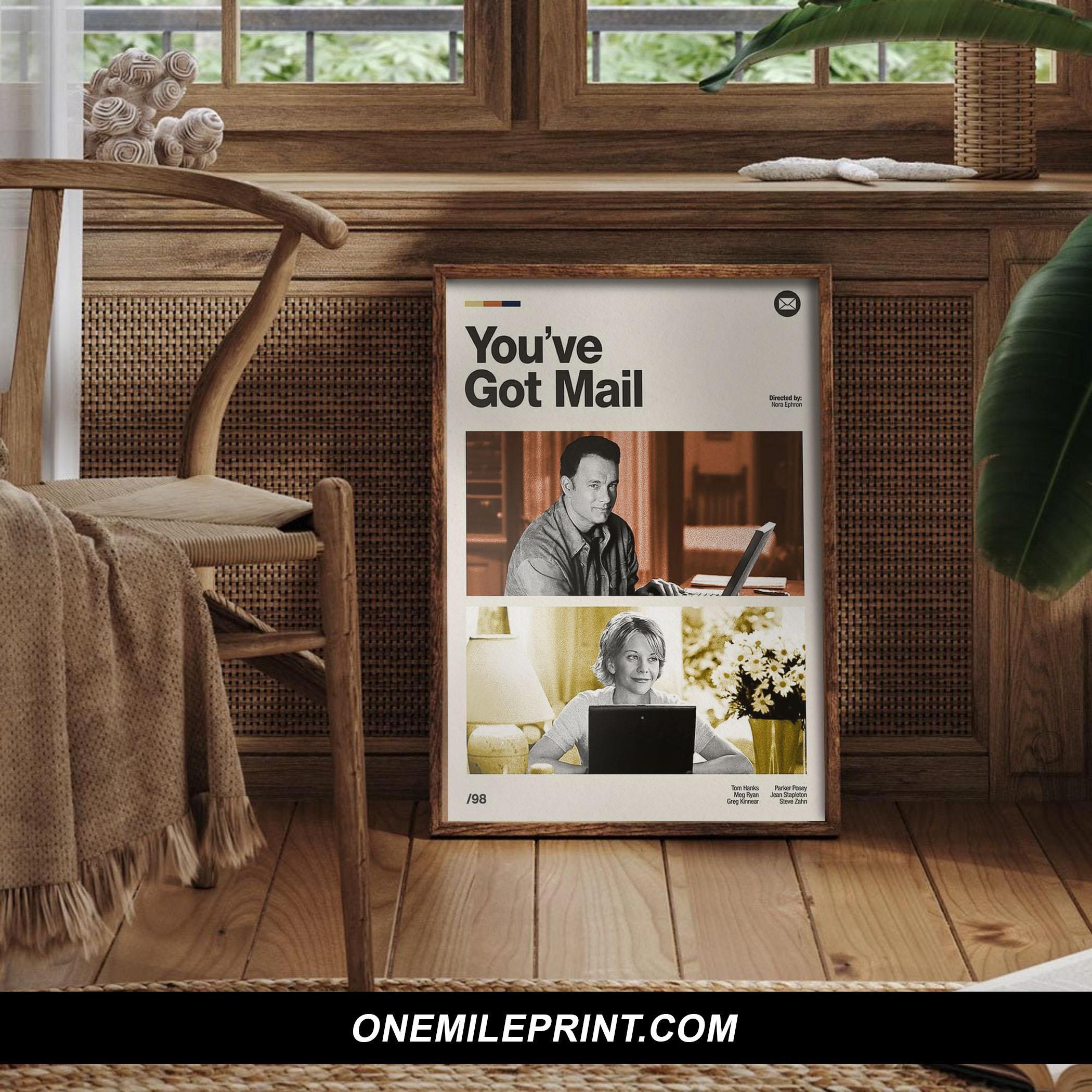 Retro Modern You've Got Mail Movie Poster